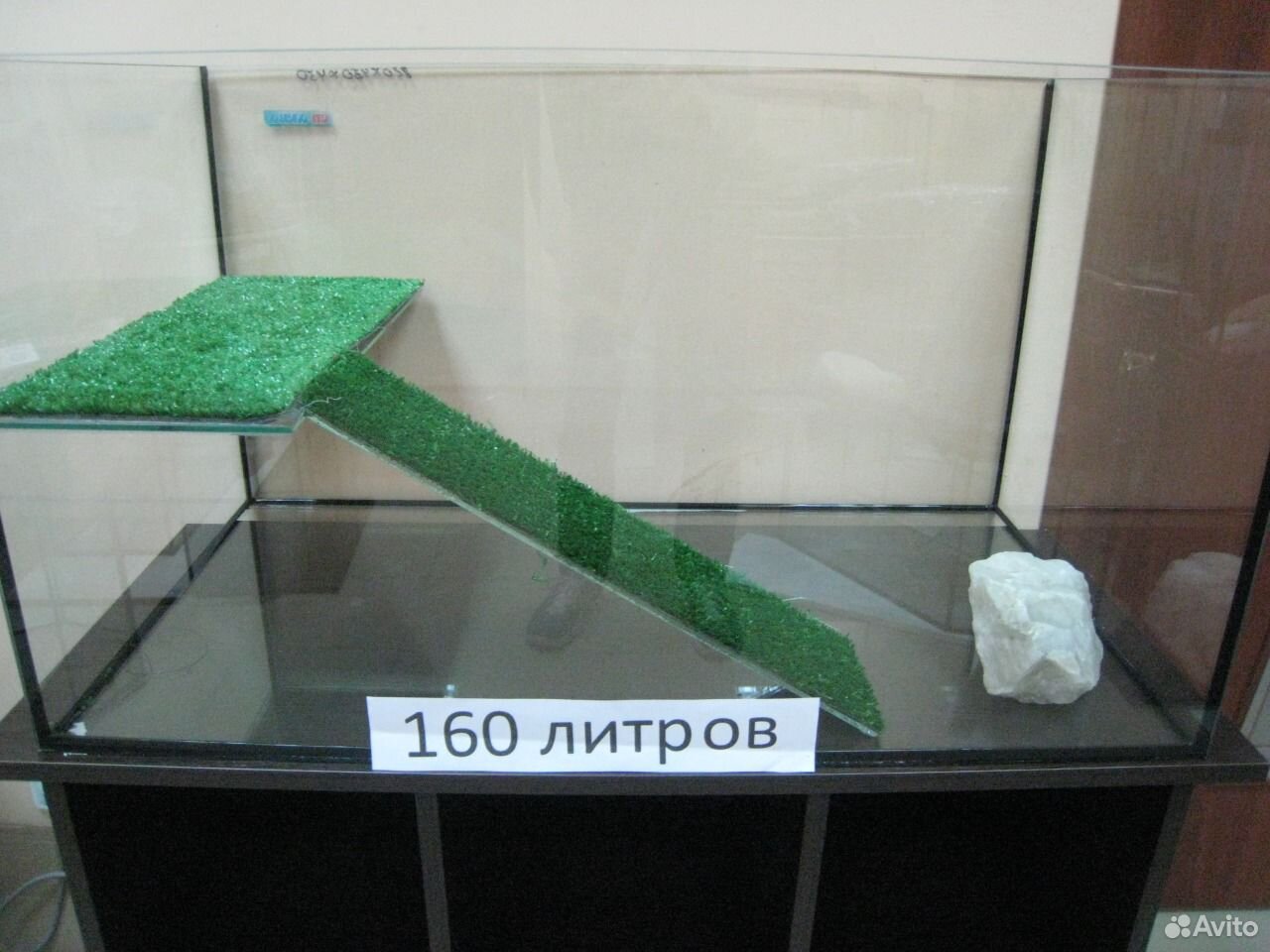 Черепашник с мостиком 170литров