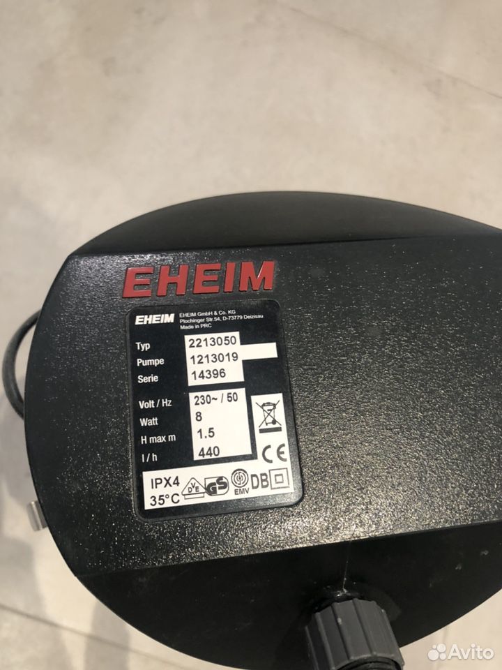 Фильтр для аквариума eheim