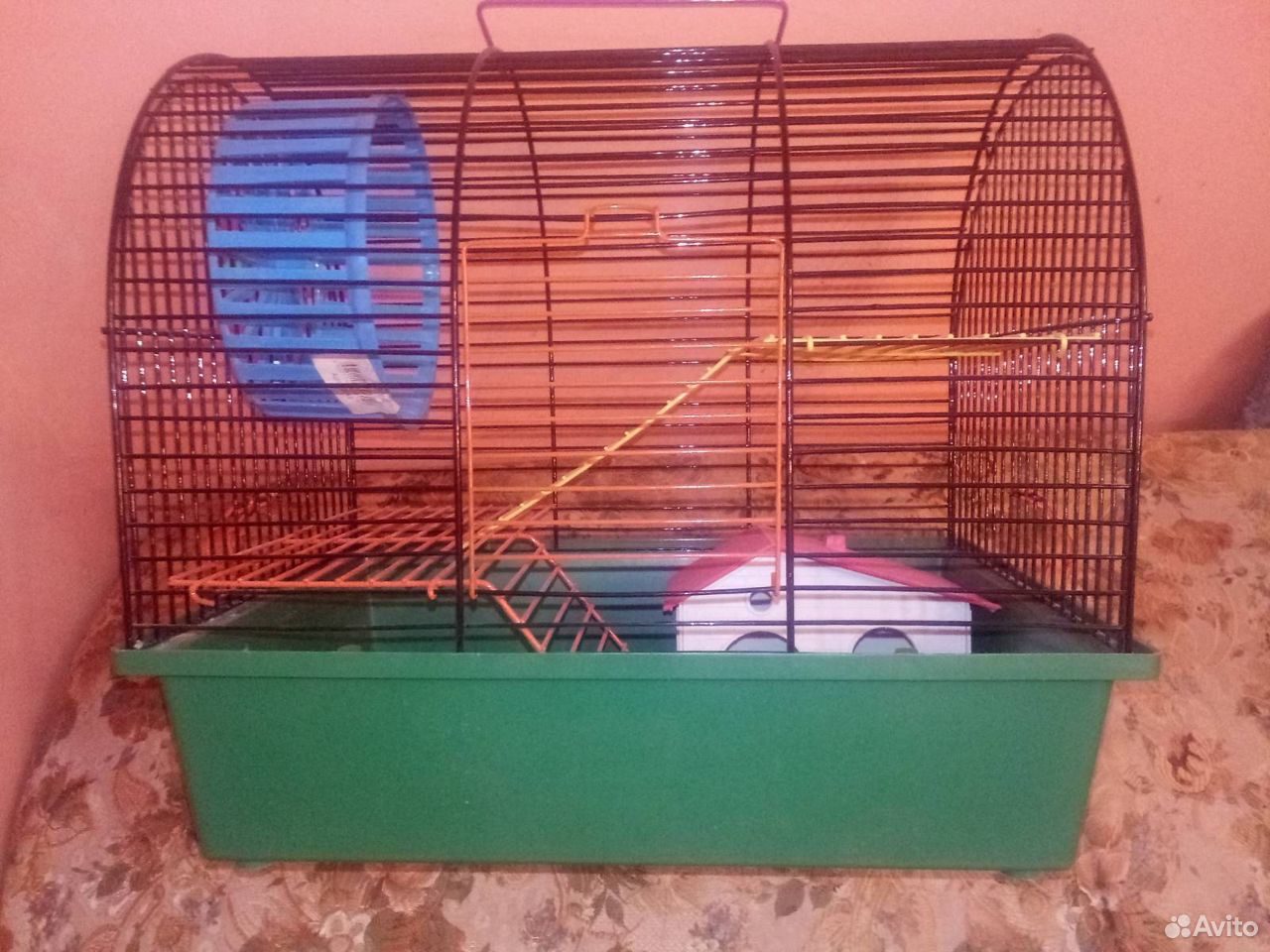 Хомячок с клеткой