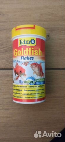 TetraGoldfish корм в хлопьях для всех видов золоты