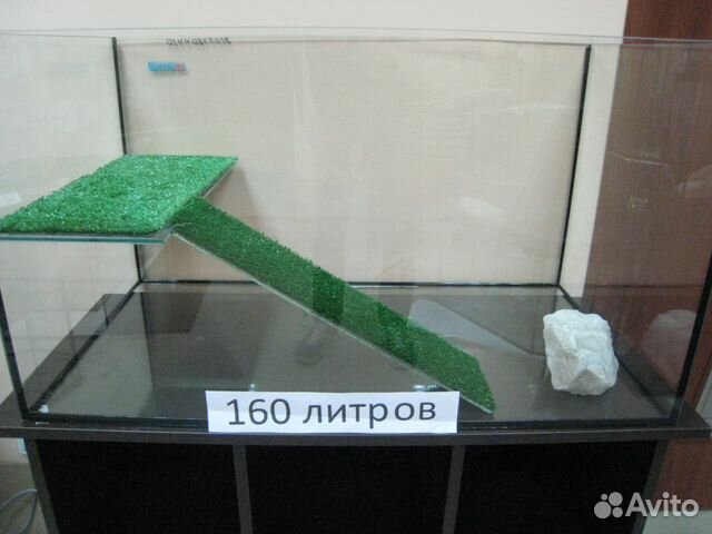 Черепашник с мостиком 170литров