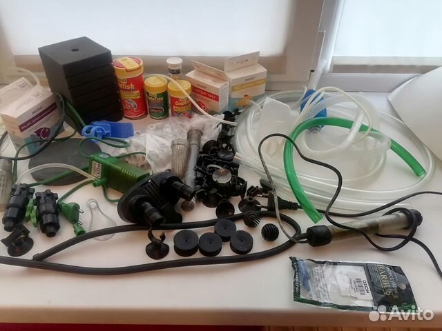 Аксессуары оборудование для аквариума. Одним лотом